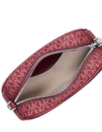 Michael Michael Kors Jet Set Small Signature Logo Camera Crossbody Bag ...